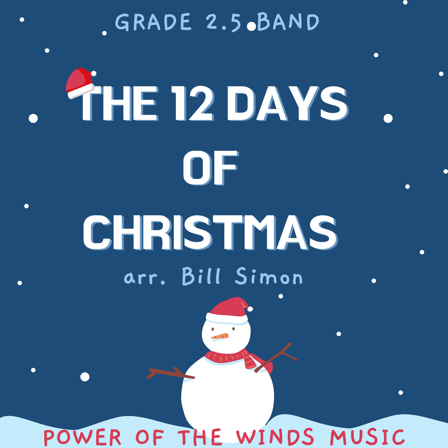 The Twelve Days of Christmas - PDF Band Music- Holiday Music