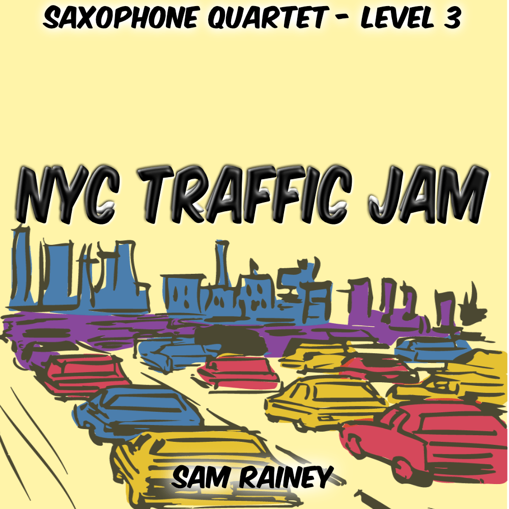 NYC Traffic Jam - PDF Band Music- Ensemble - Woodwind